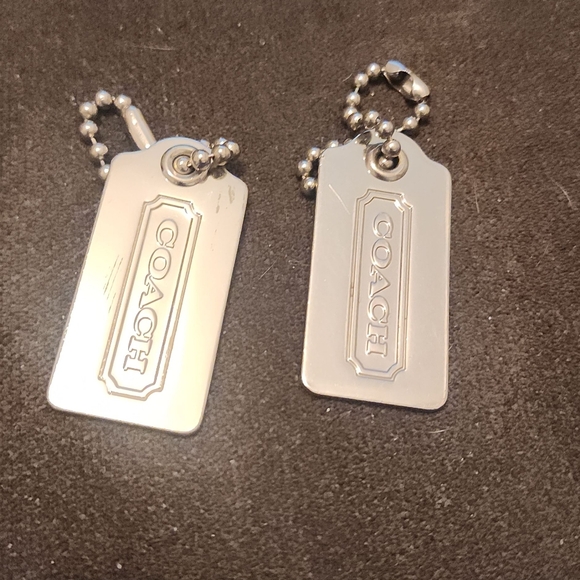 Coach | Bags | Coach Silver Metal Hang Tags Only | Poshmark